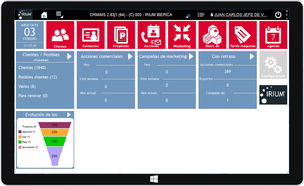IRIUM SOFTWARE presenta en la FIMA su software pa... | Agromaquinaria.es